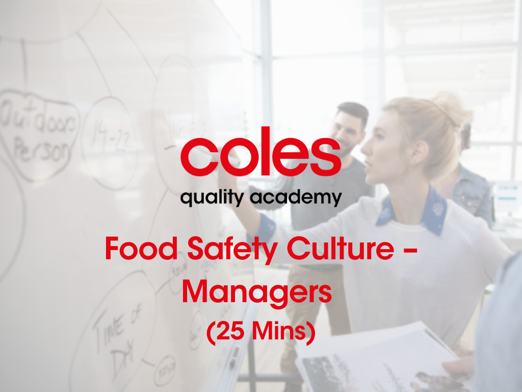 CQA Membership Online Training Courses | Coles Quality Academy